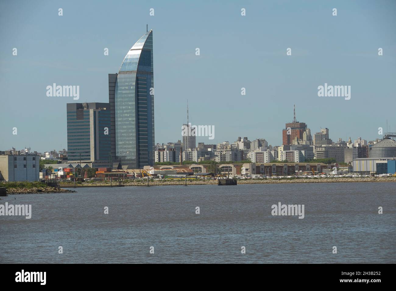 Port of the City of Montevideo - Uruguay Stock Photo - Alamy