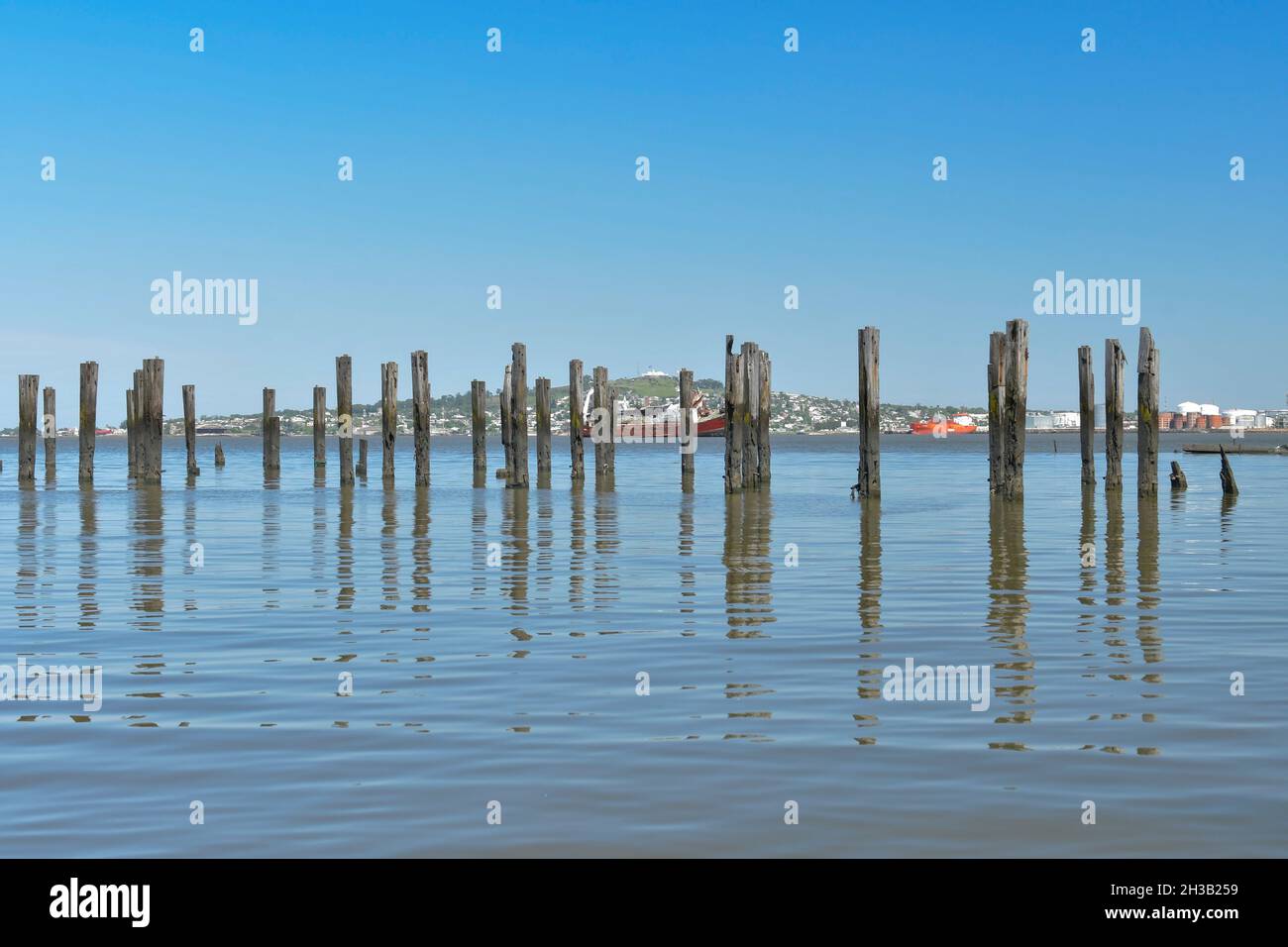 Port of the City of Montevideo - Uruguay Stock Photo - Alamy