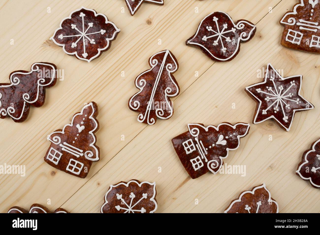 gingerbread background christmas Stock Photo - Alamy