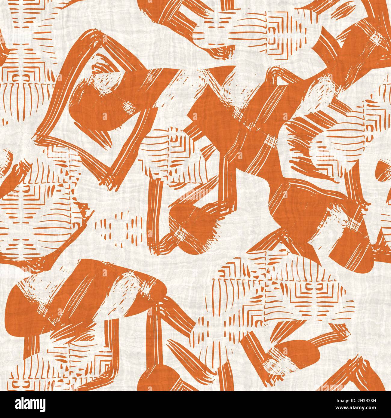 Seamless two tone hand drawn brushed effect pattern swatch Stock Photo ...