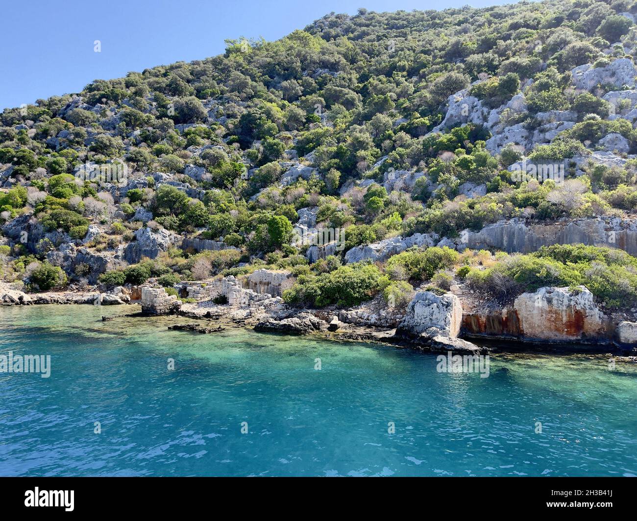 Kekova Island in Demre, Antalya, Turkey Stock Photo - Alamy