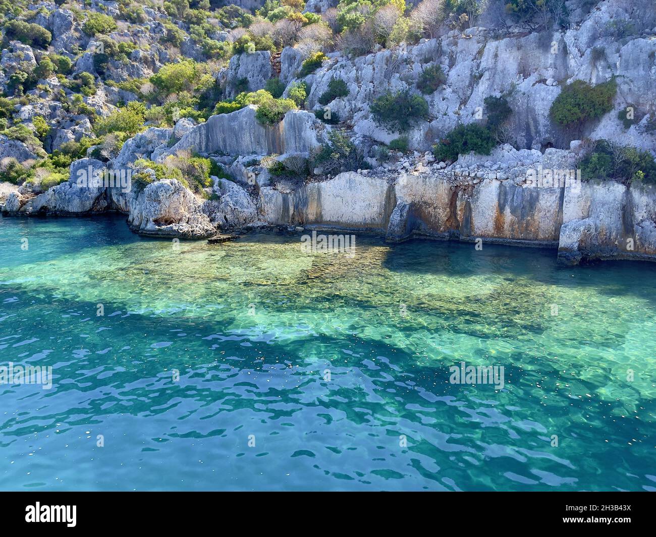 Kekova Island in Demre, Antalya, Turkey Stock Photo - Alamy
