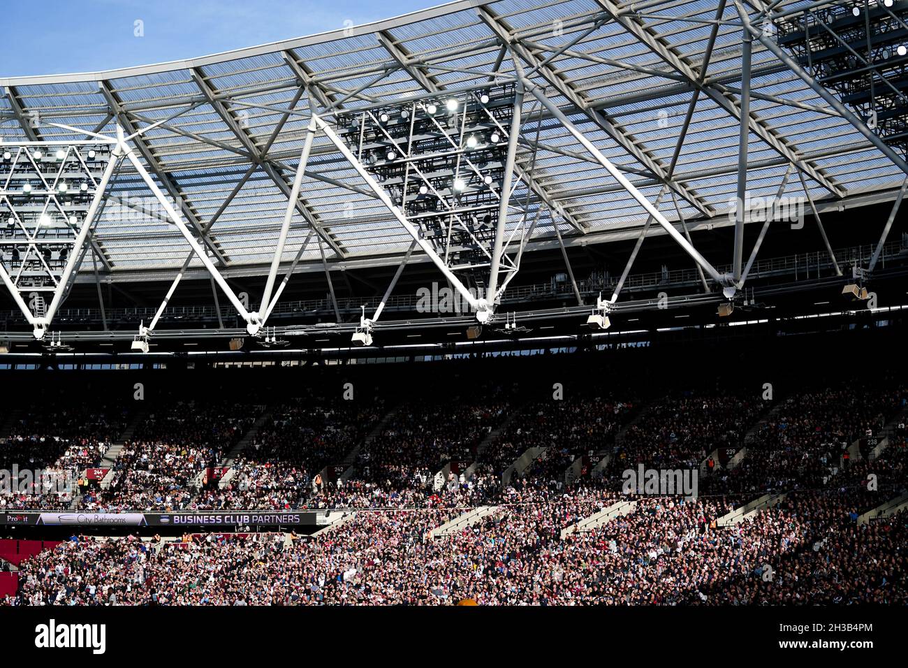 A general view inside the ground during the Premier League match at the ...