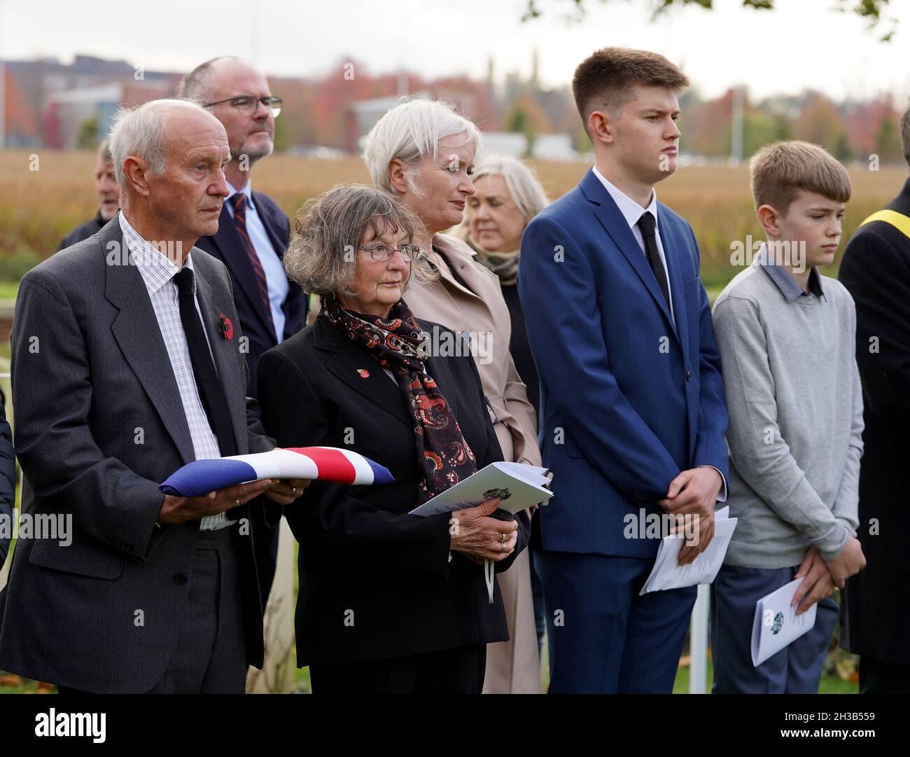 Family members of Yorkshire-born Lance Corporal Robert Cook, who served ...