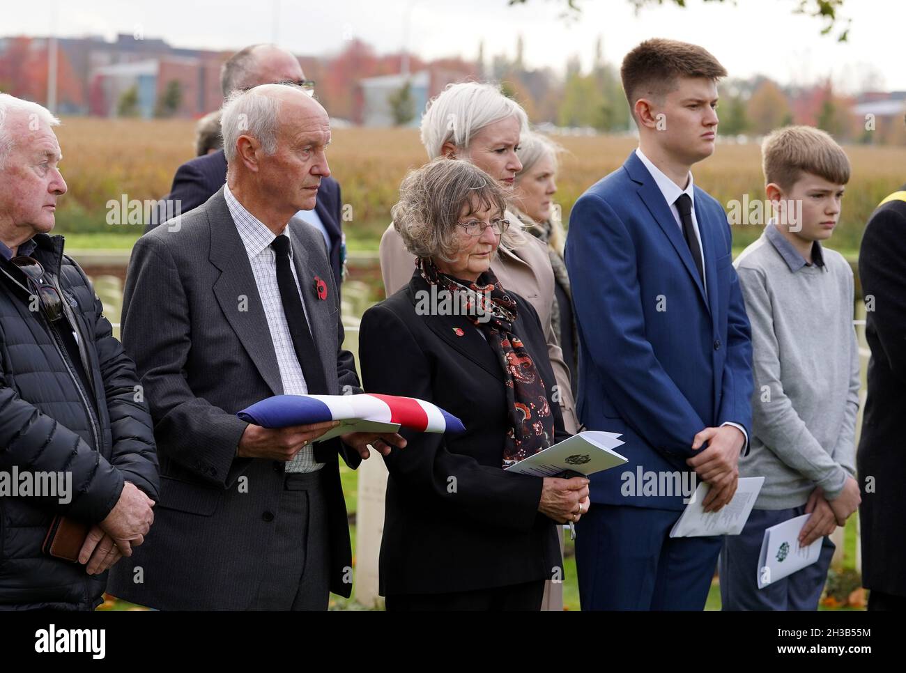 Family members of Yorkshire-born Lance Corporal Robert Cook, who served ...
