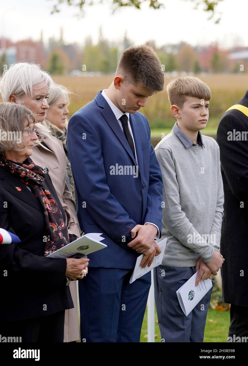 Family members of Yorkshire-born Lance Corporal Robert Cook, who served ...