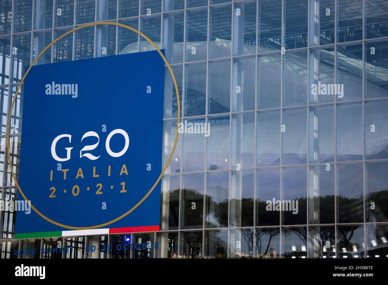 Rome g20 summit venue la nuvola hi-res stock photography and images - Alamy
