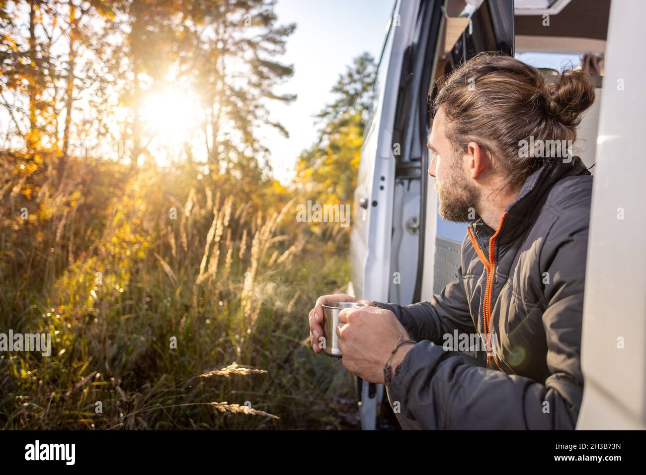 Mobile coffee van hi-res stock photography and images - Alamy