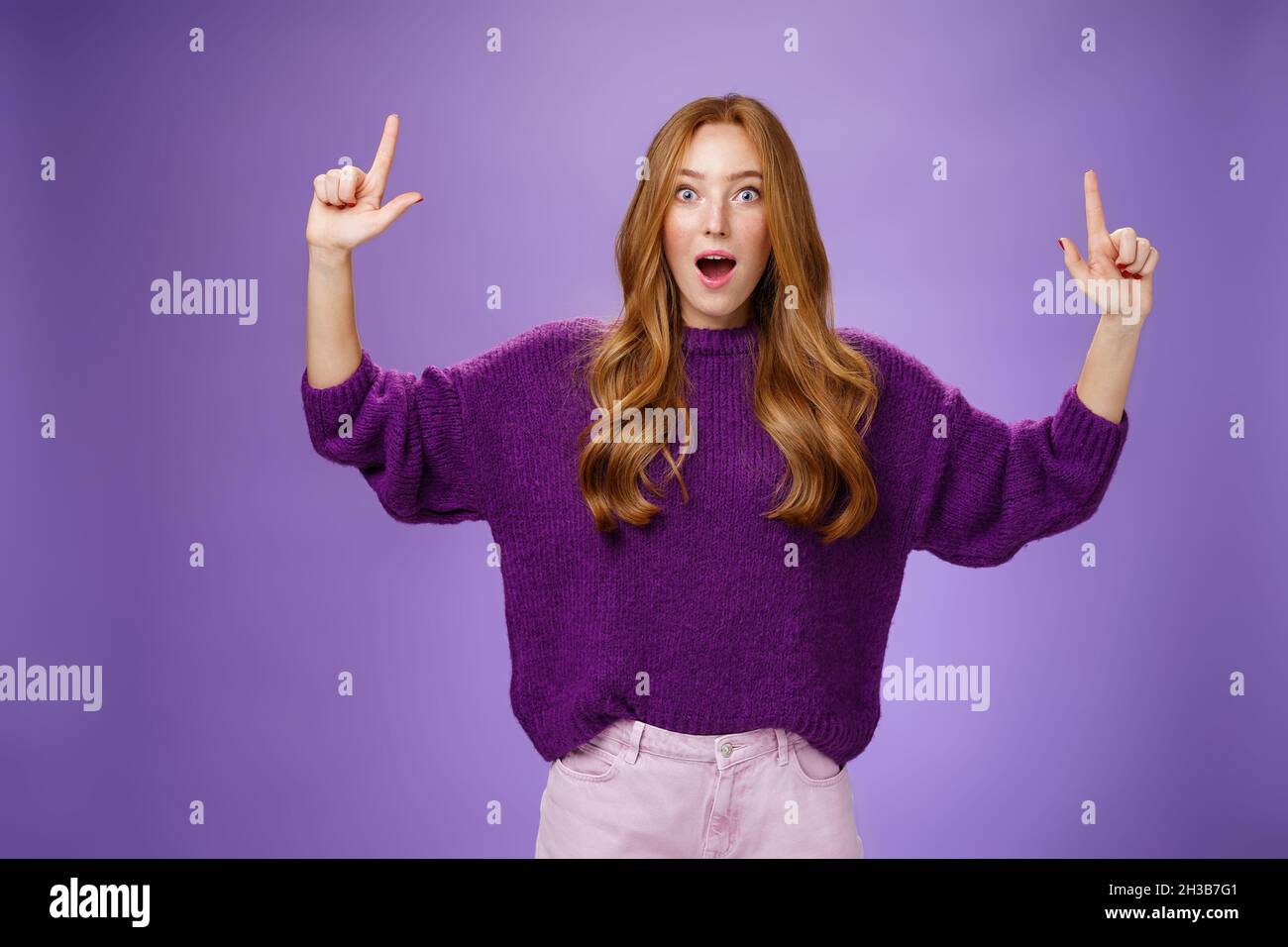 Guys it cool you cannot imagine. Portrait of surprised and impressed ...