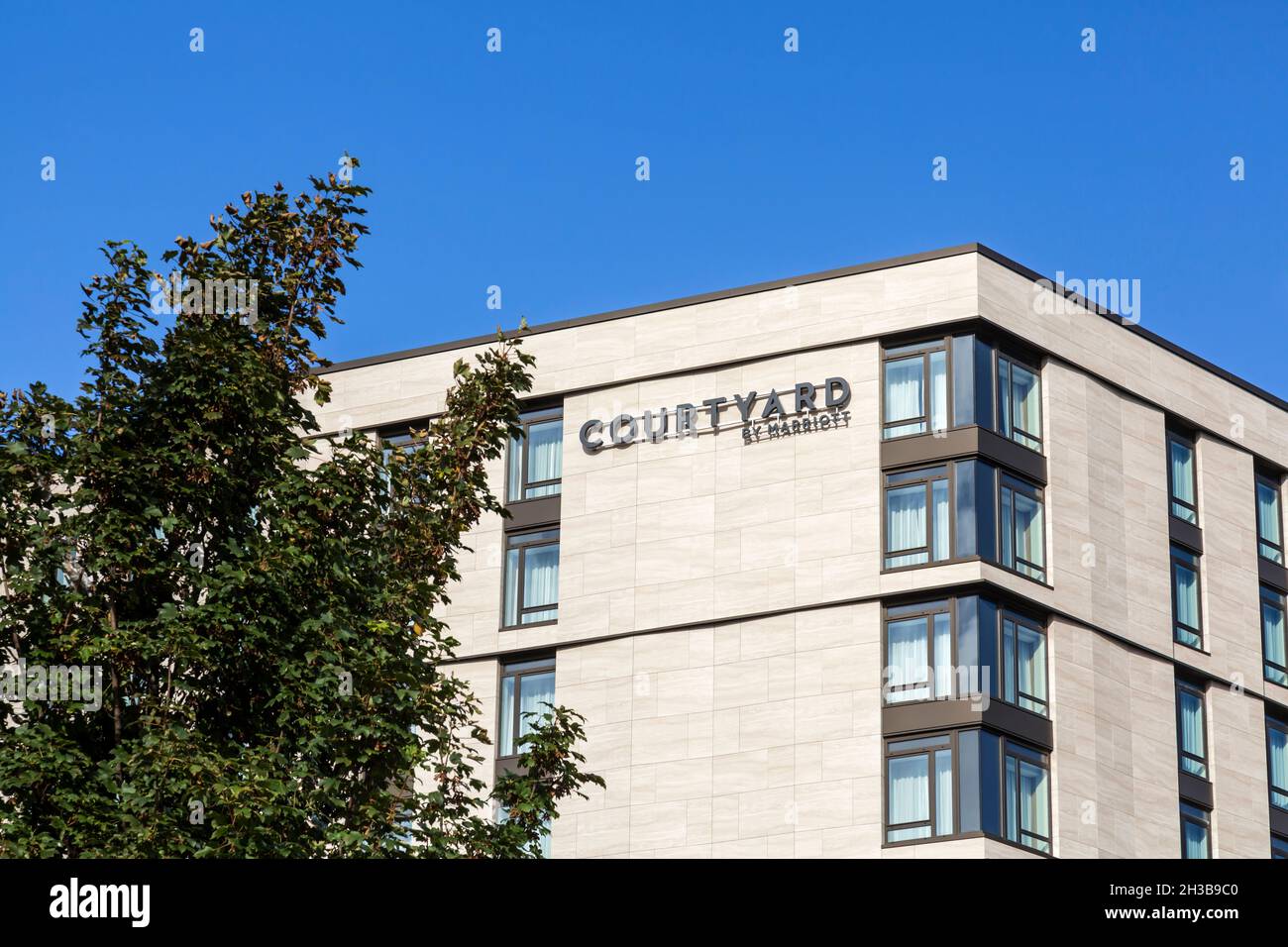 Courtyard by Marriott SEC Hotel, Stobcross Road, Glasgow, Scotland, UK ...