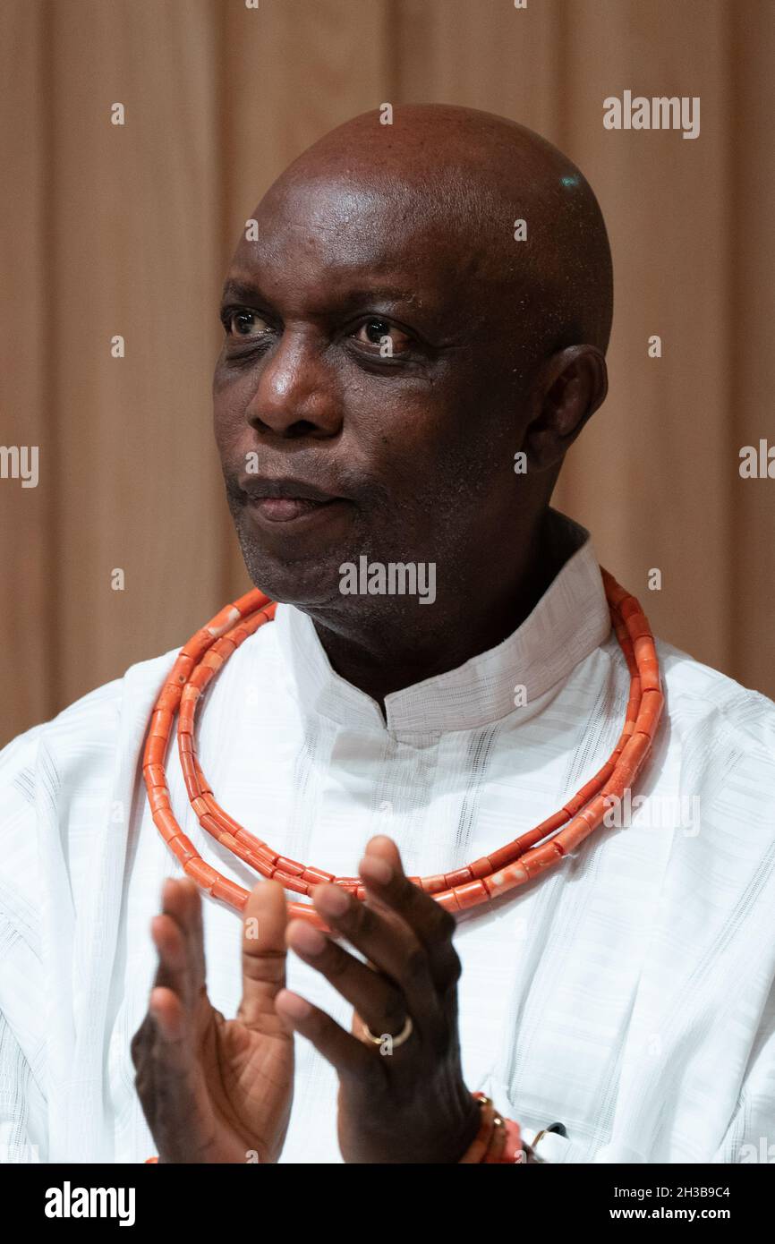 His Royal Highness Prince Aghatise Erediauwa during a ceremony at Jesus ...