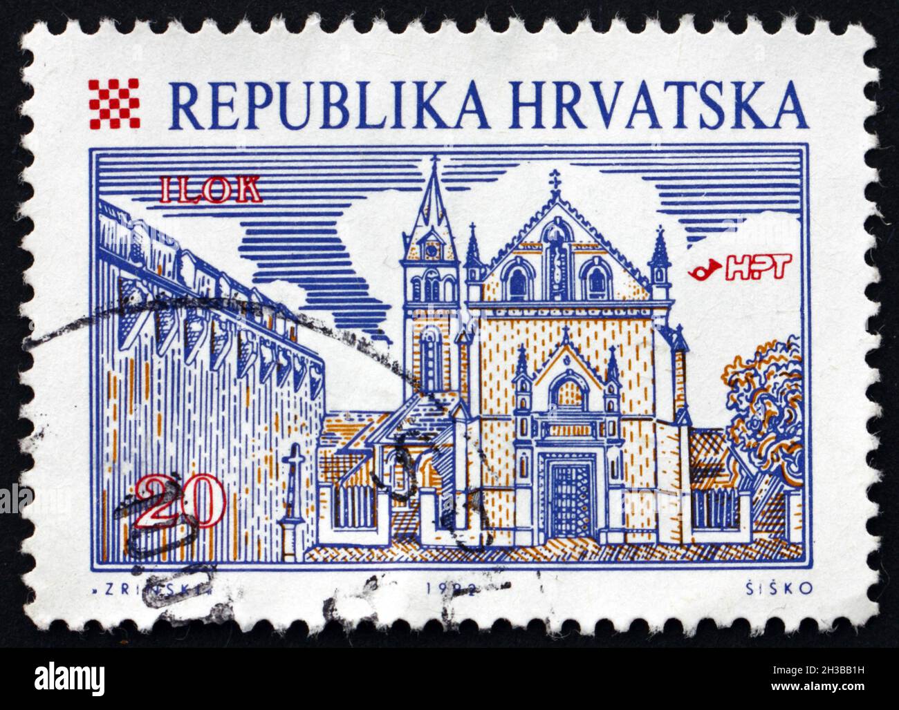 Croatian postage stamp hi-res stock photography and images - Alamy