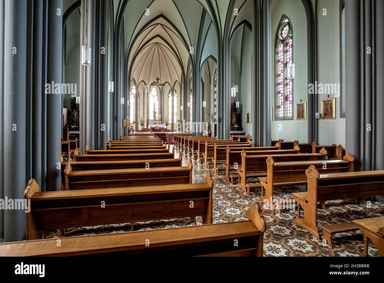 Interior, Roman Catholic Cathedral of Christ the King, Reykjavik ...