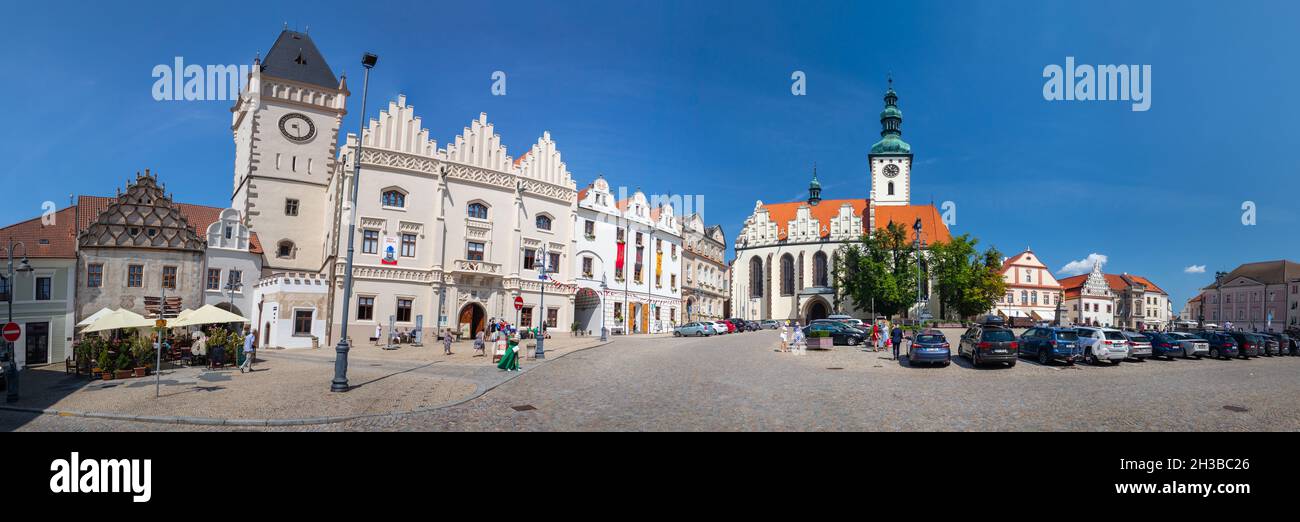historic Zizka Square in Tabor, Czech republic Stock Photo - Alamy