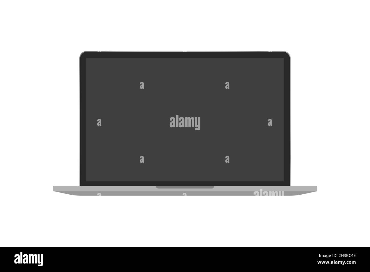 Desktop computer mockup on Stock Vector Images - Alamy