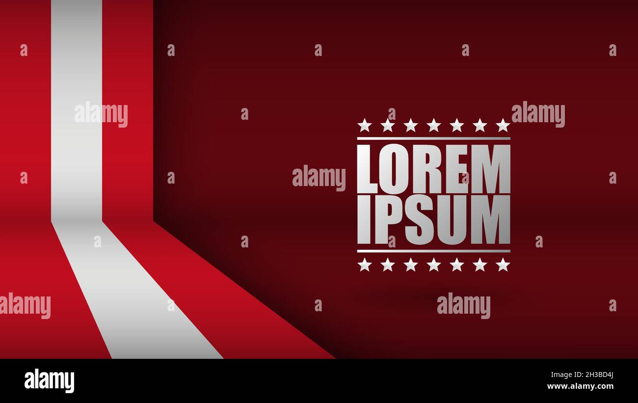 EPS10 Vector Patriotic Background with Peru flag colors. An element of ...