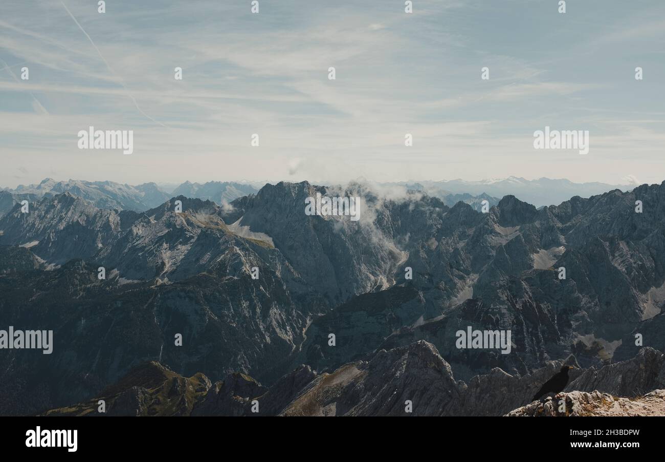 Mountains, peaks and ridge lines Stock Photo - Alamy