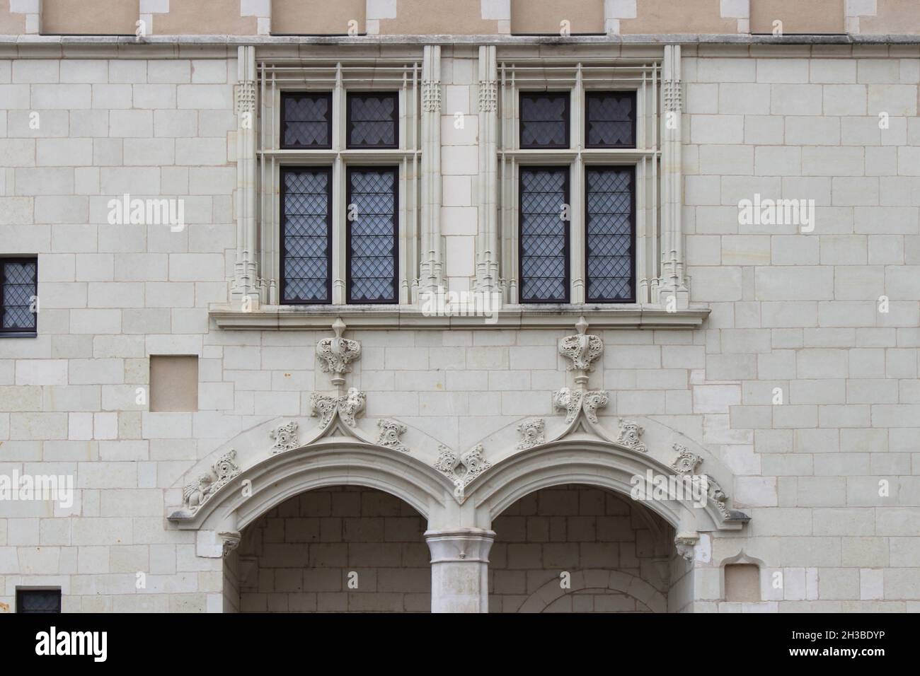 medieval building (museum) in angers in france Stock Photo - Alamy