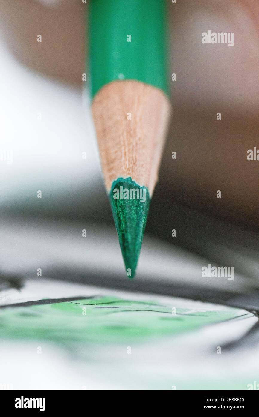 Green drawings hi-res stock photography and images - Alamy