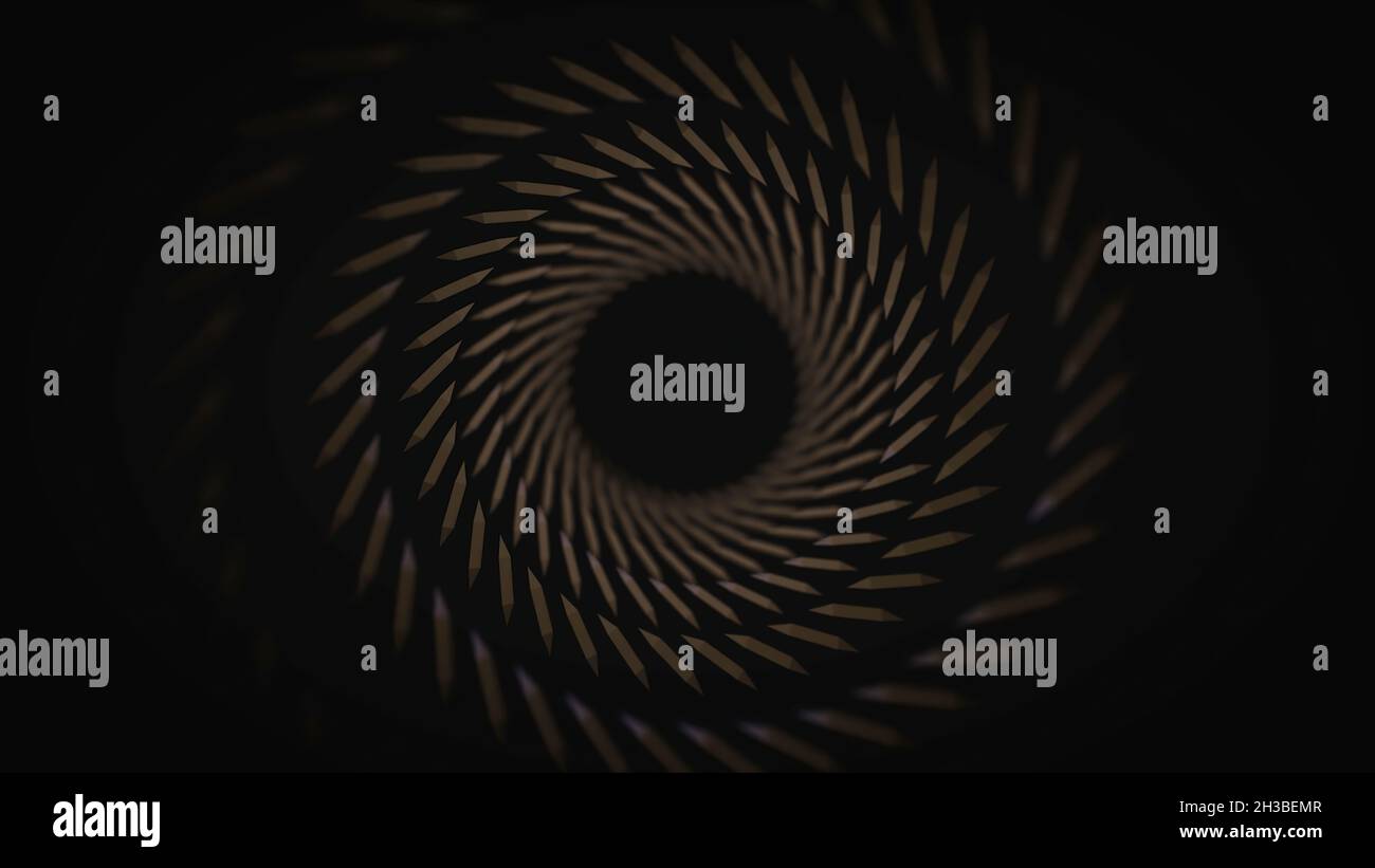 Abstract animation of swirling seamless geometric tunnel. Animation ...