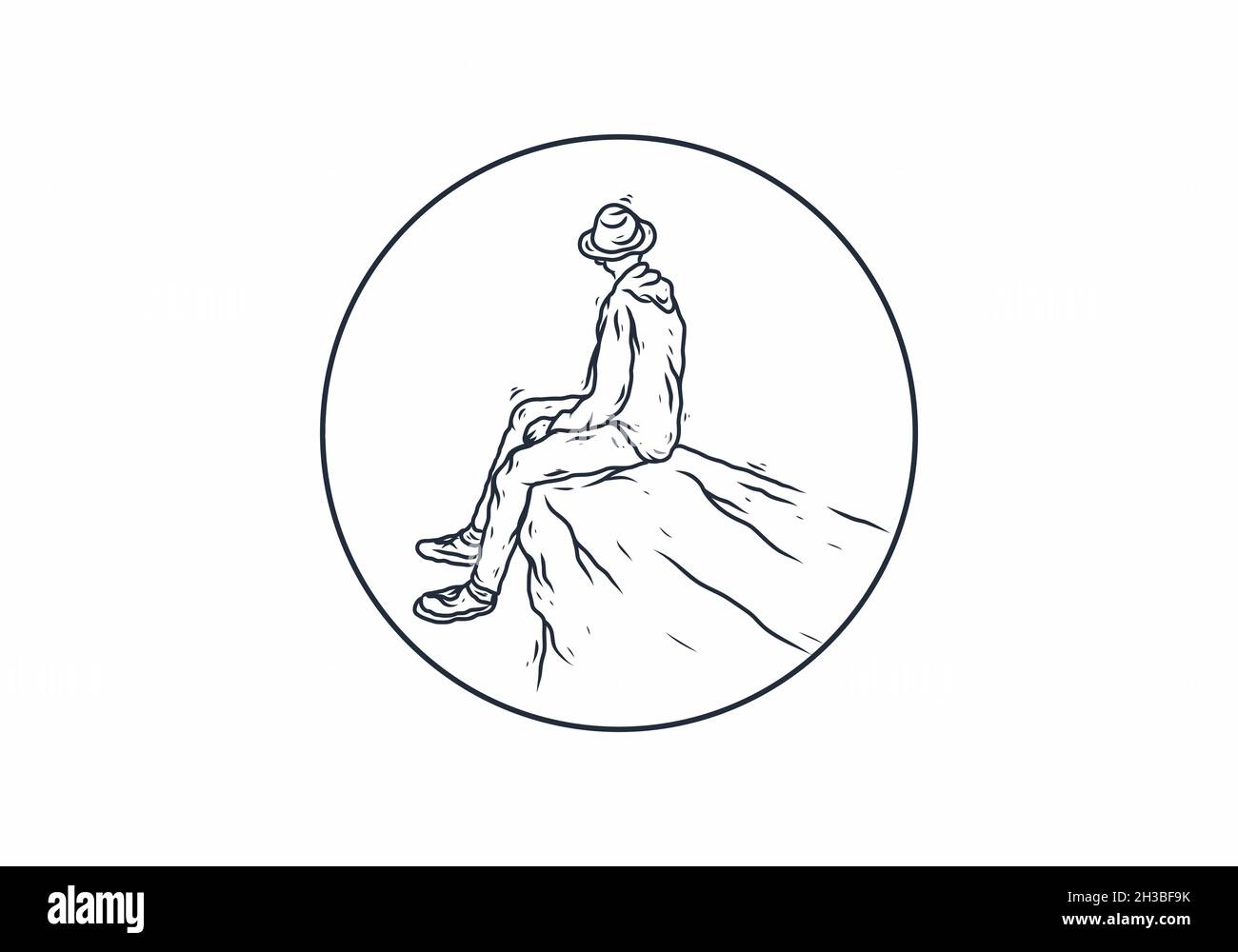 Rocky sea edge Stock Vector Images - Alamy