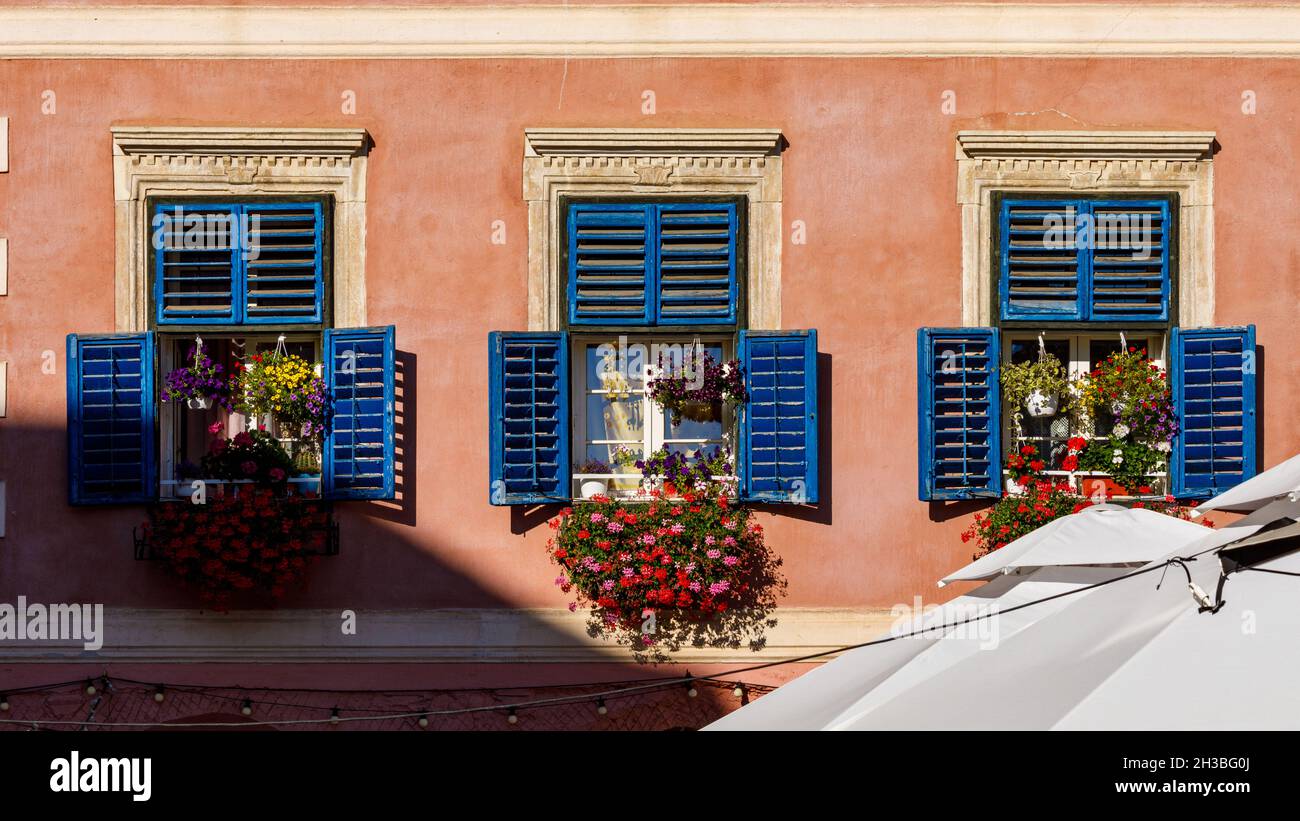 a Window with open Shutter Stock Photo - Alamy