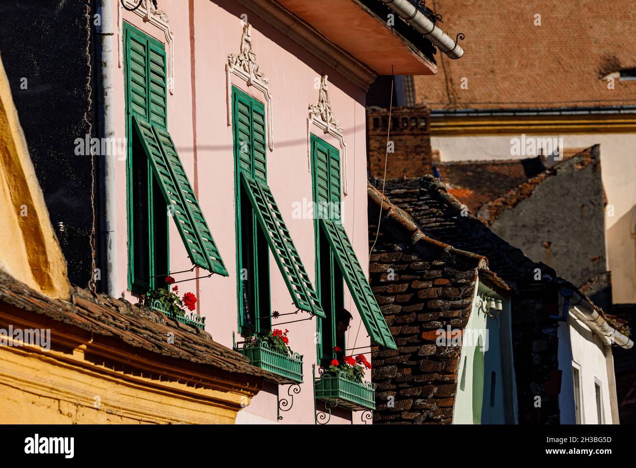 a Window with open Shutter Stock Photo - Alamy