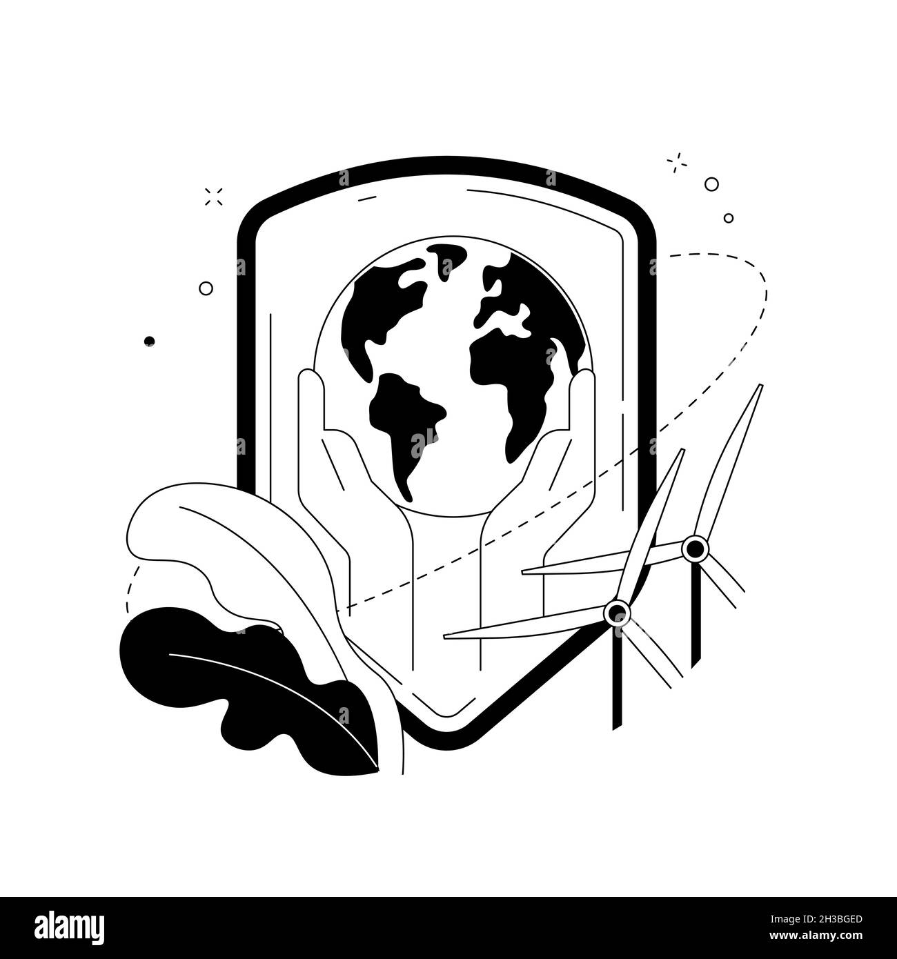 Resources protection abstract concept vector illustration Stock Vector ...