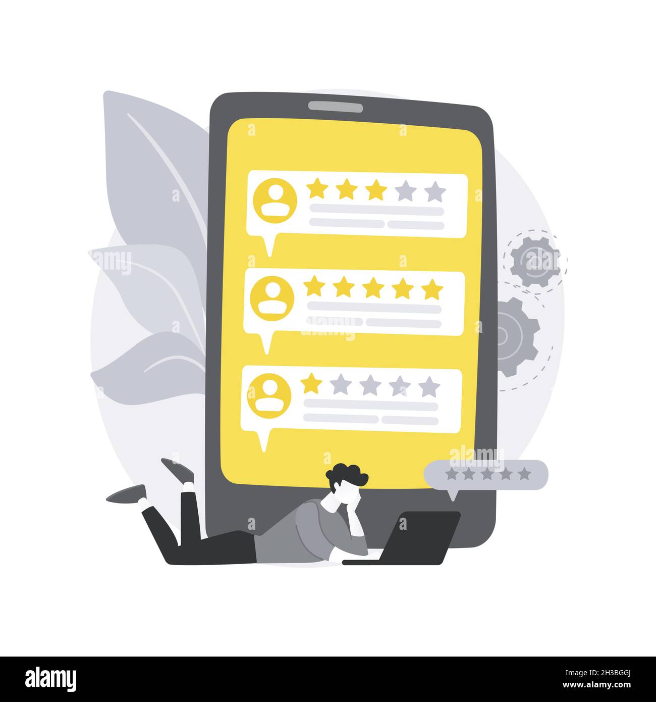 Rating site abstract concept vector illustration Stock Vector Image ...