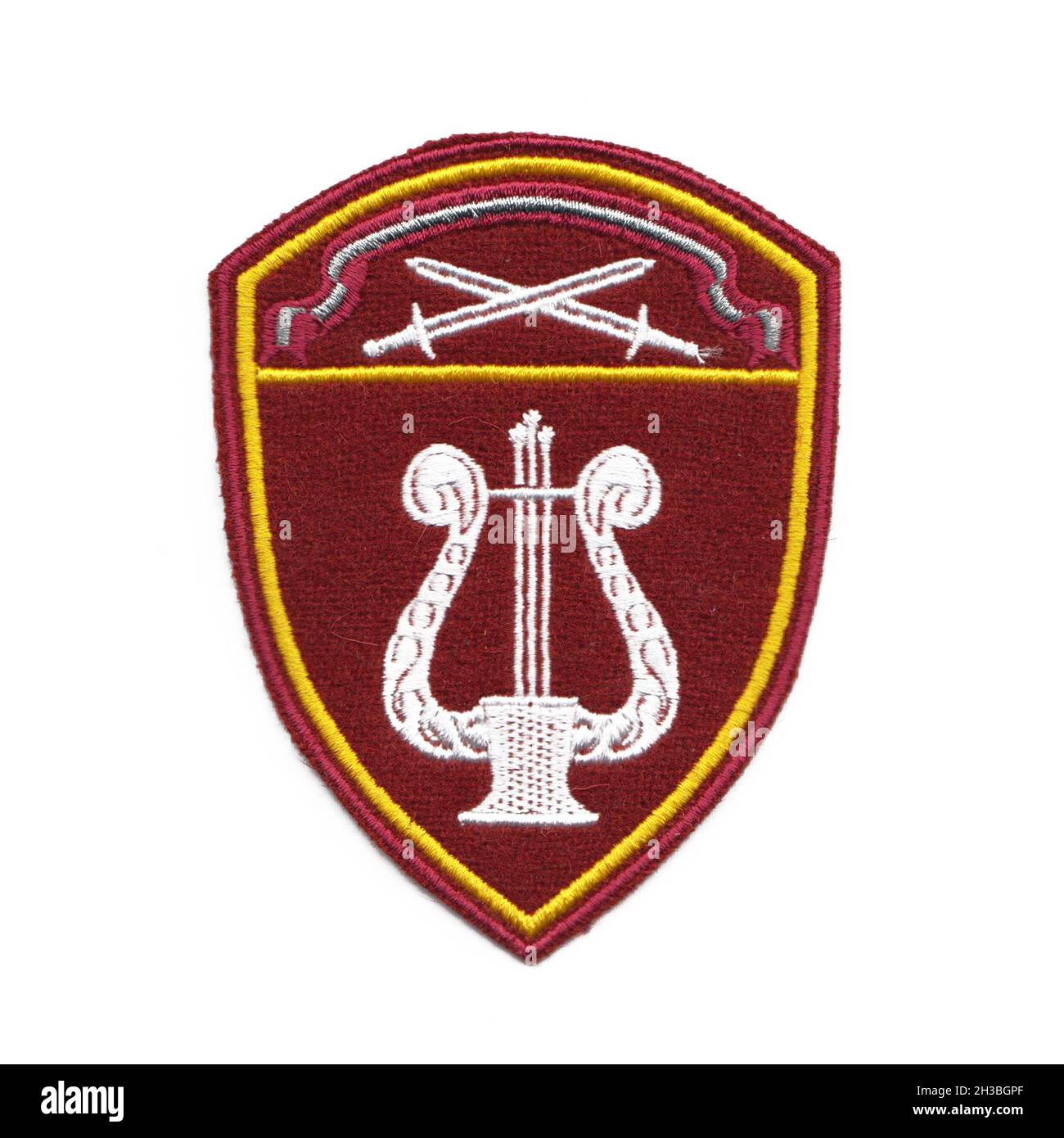 Russian internal troops patch with white background Stock Photo - Alamy