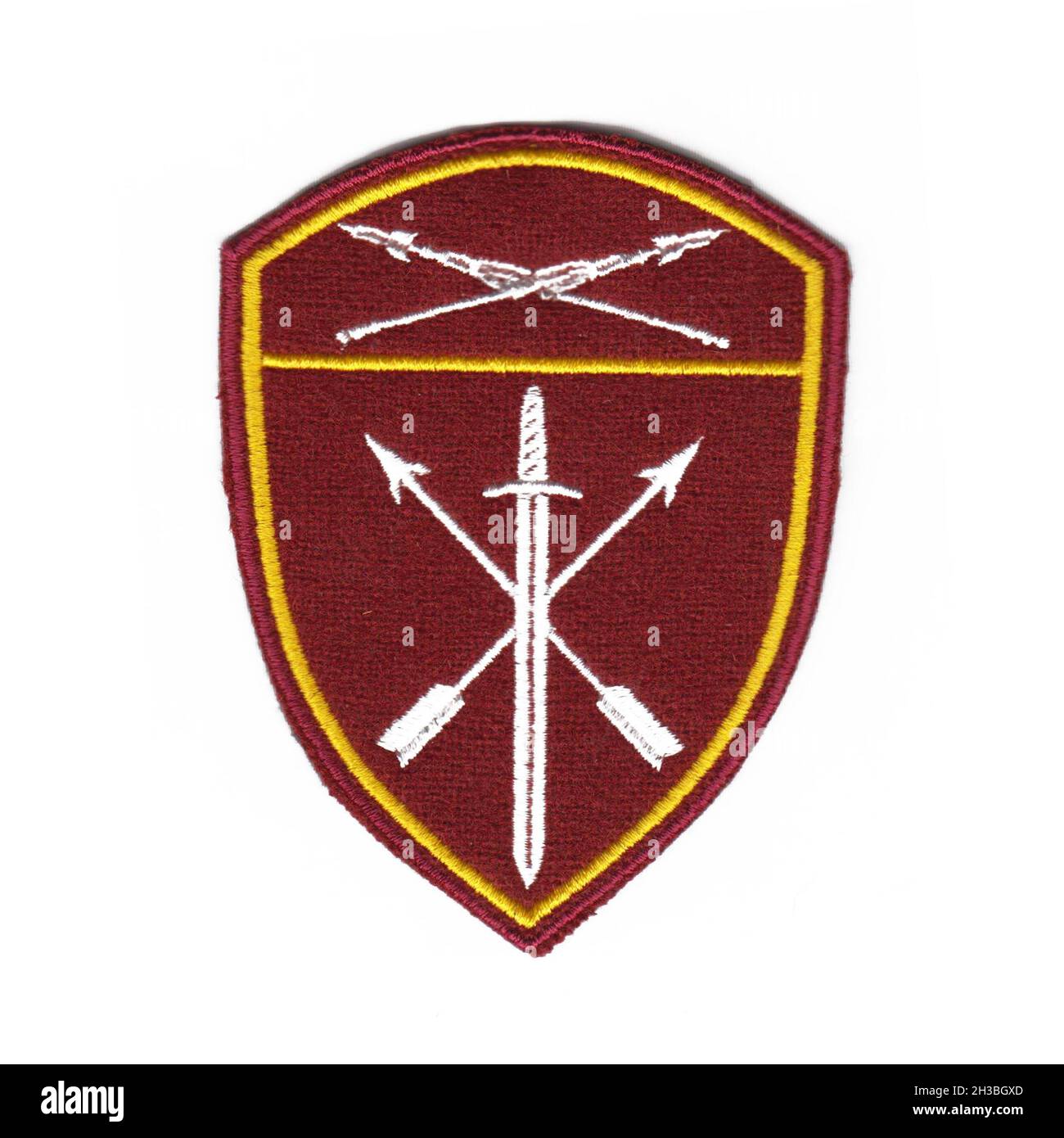 Russian internal troops patch with white background Stock Photo - Alamy