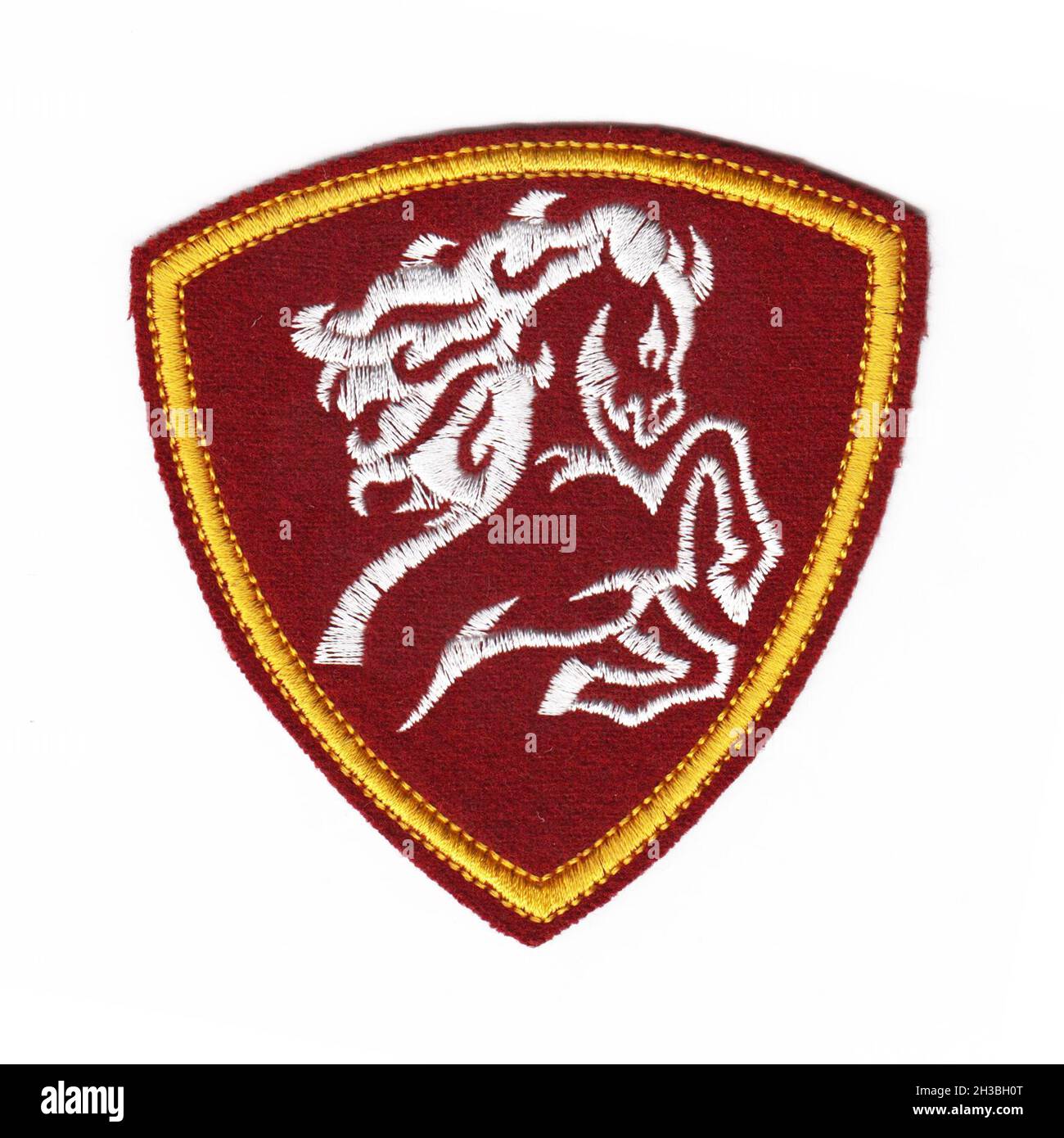 Russian internal troops patch with white background Stock Photo - Alamy