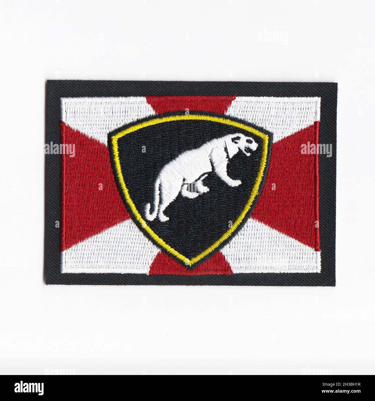 Russian internal troops patch with white background Stock Photo - Alamy