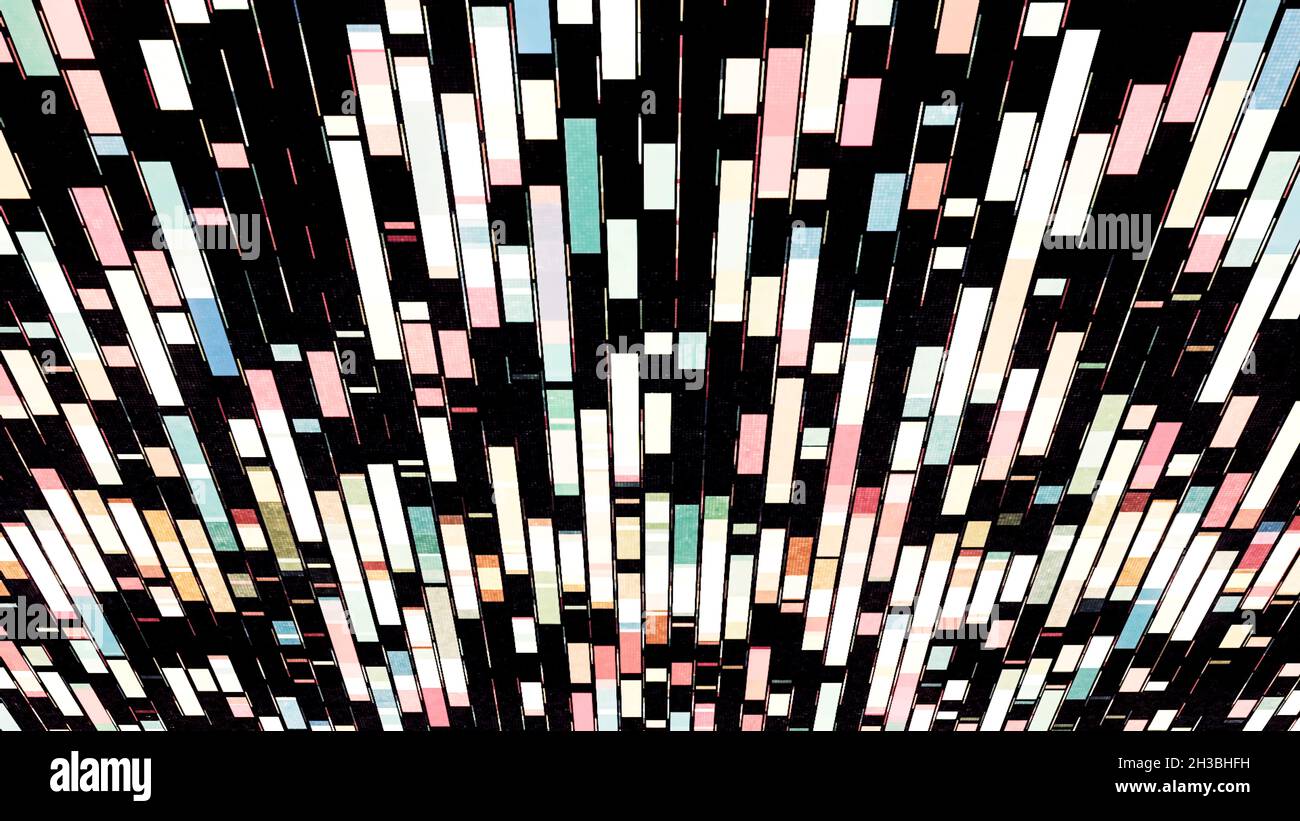 Abstract different size rectangles moving into the different size on ...