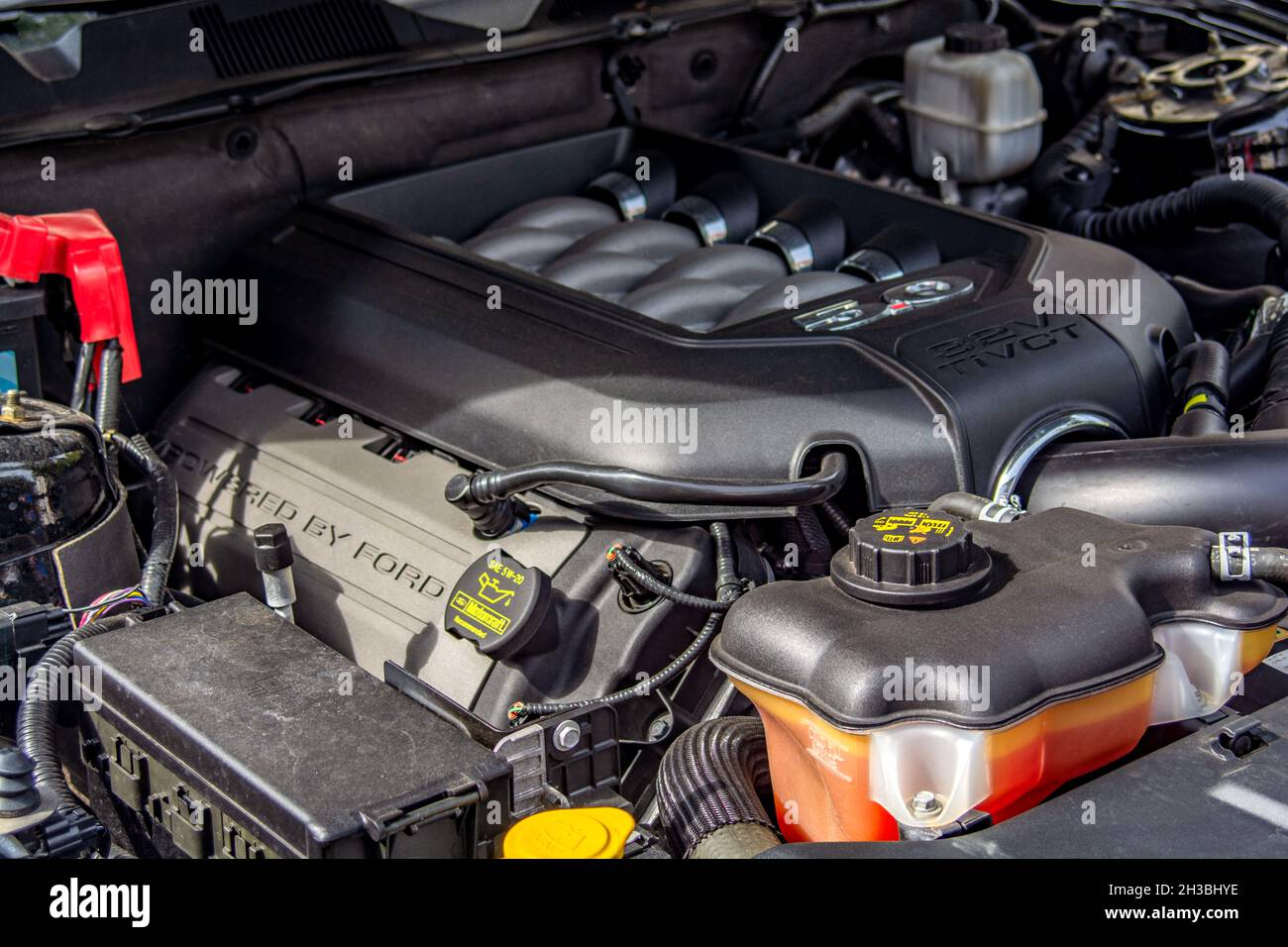 Automobile : The powerful engine Stock Photo - Alamy