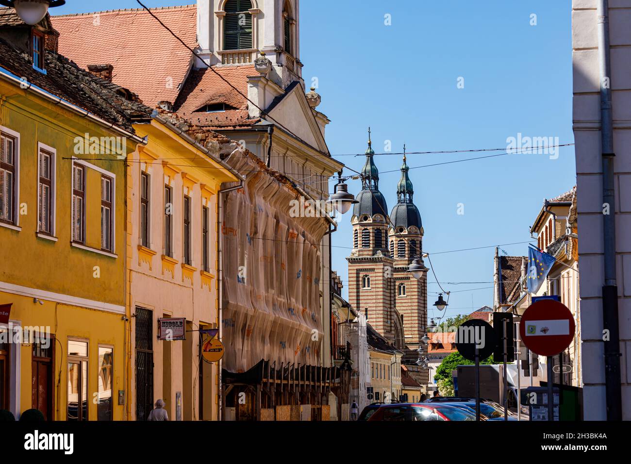 The city of Sibiu in Romania Stock Photo - Alamy