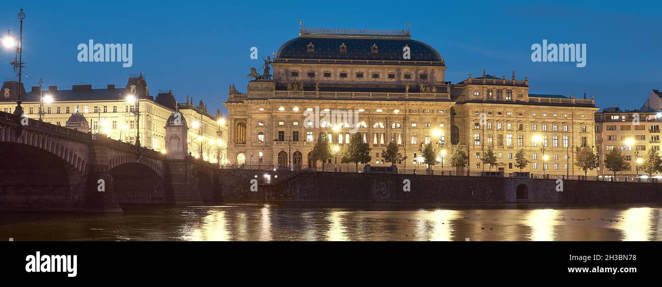 Prague opera house hi-res stock photography and images - Alamy