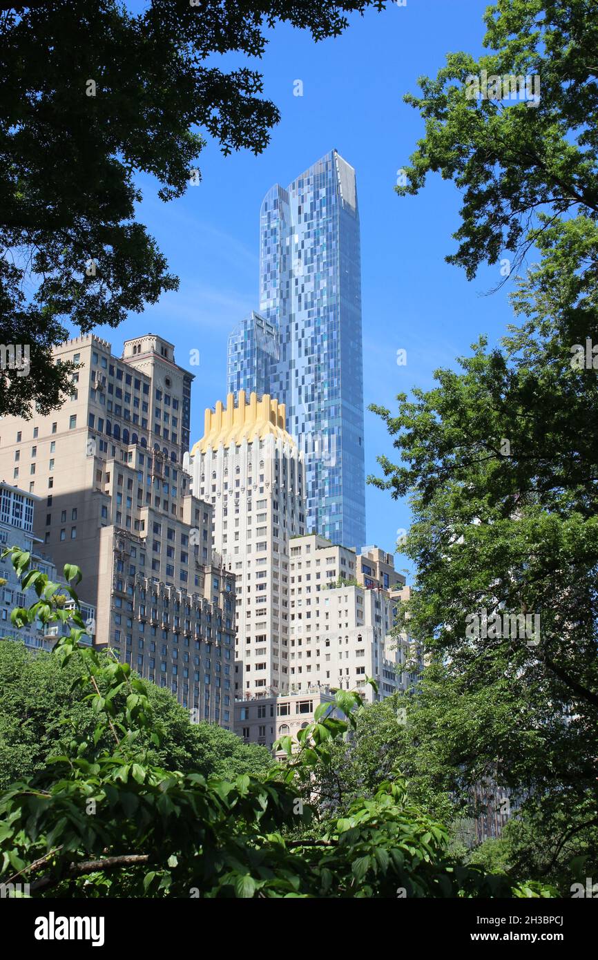 One57 from Central Park, Manhattan, New York Stock Photo - Alamy