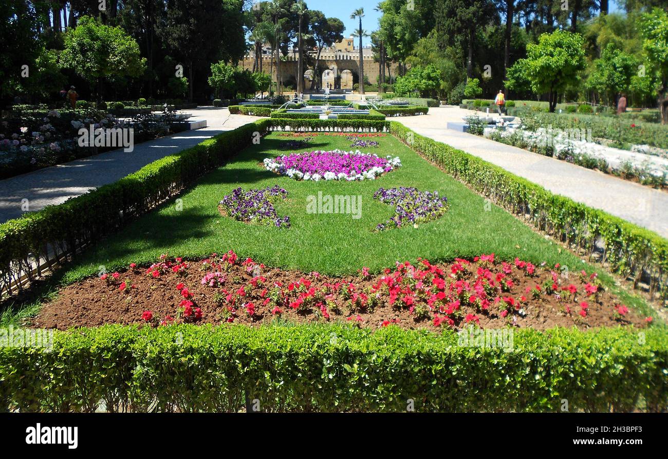 Jnan sbil garden in Fez in Morocco Stock Photo - Alamy