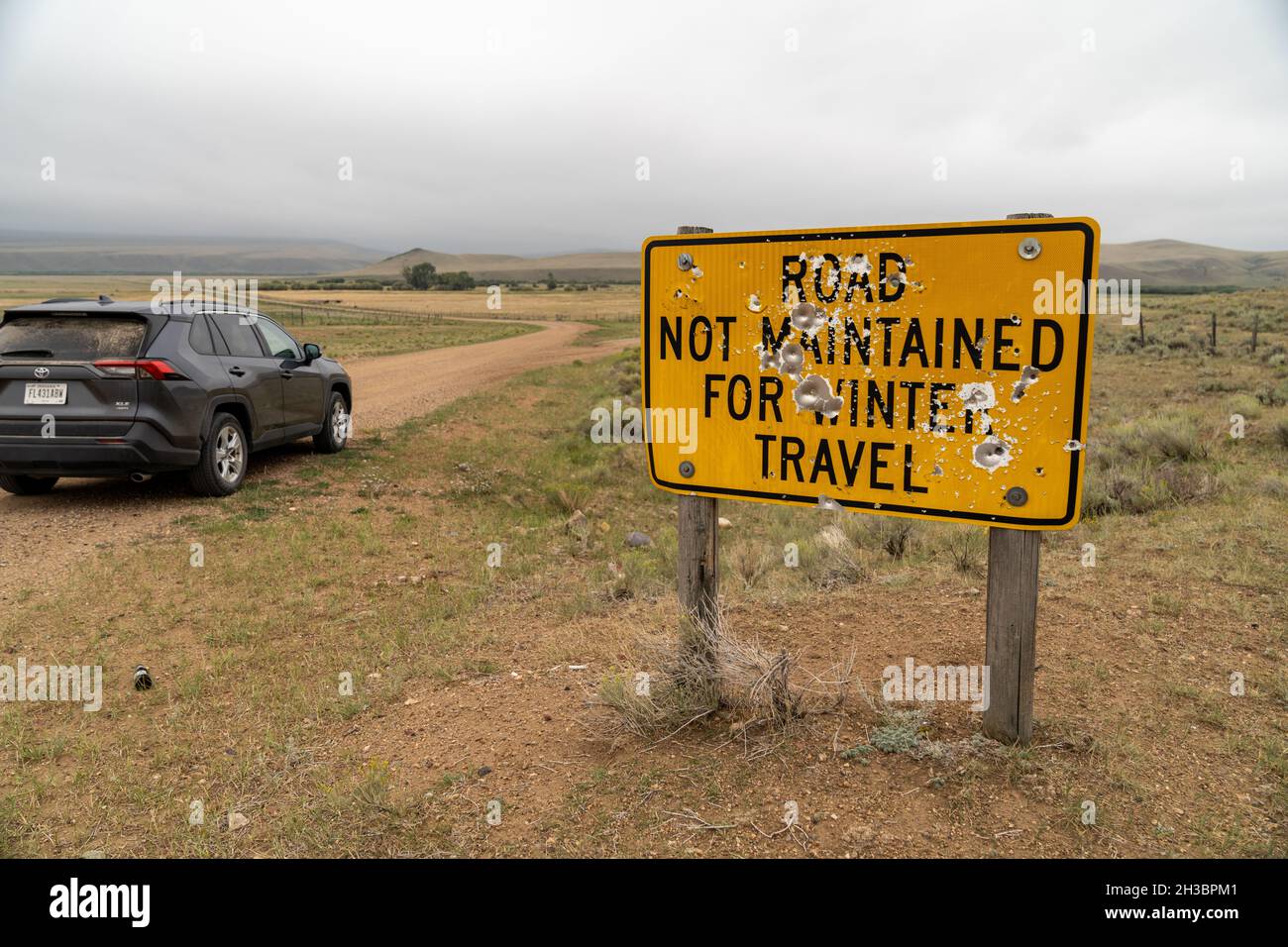 Dillon, Montana - August 18, 2021: Standard SUV, ill-equipped for 4x4 ...