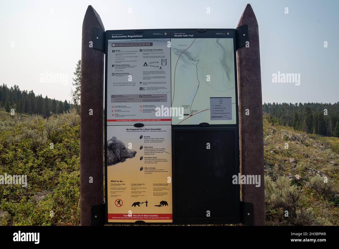 Wraith falls trailhead hi-res stock photography and images - Alamy