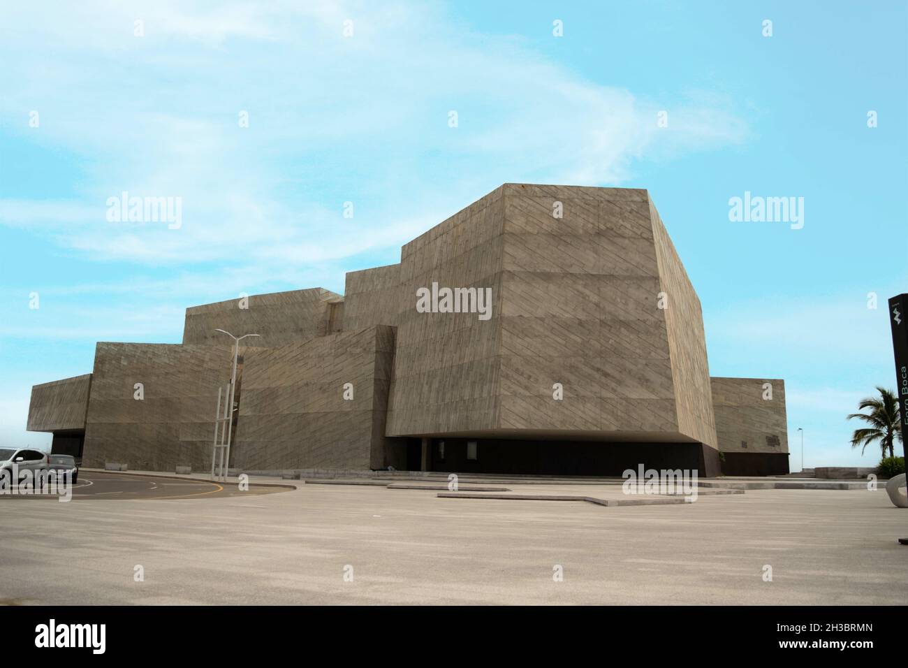 BOCA DEL RIO, MEXICO - Sep 01, 2021: facade of the Foro Boca concert ...