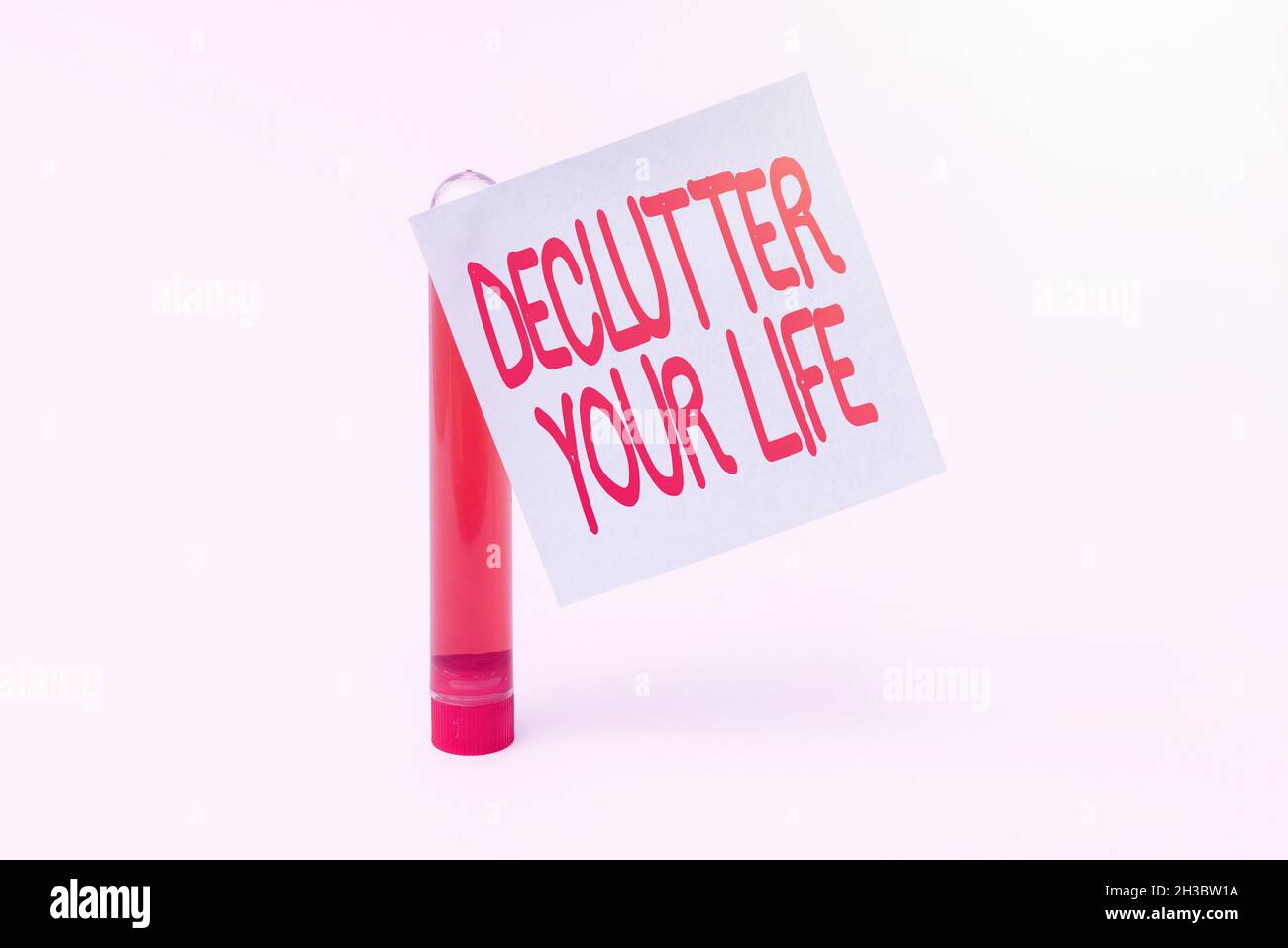Conceptual display Declutter Your Life. Word for To eliminate ...