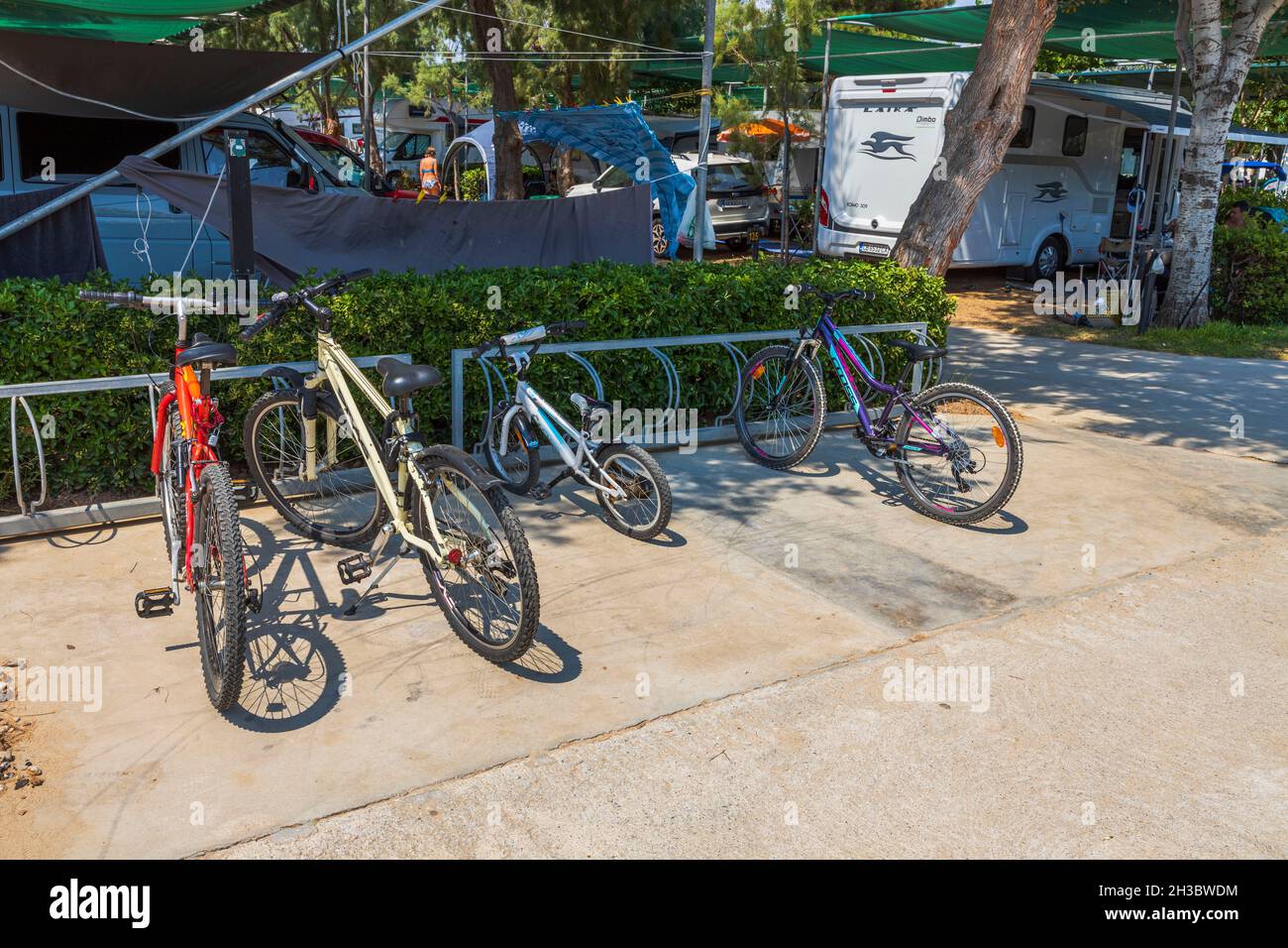 Outdoor bicycle parking hi-res stock photography and images - Alamy