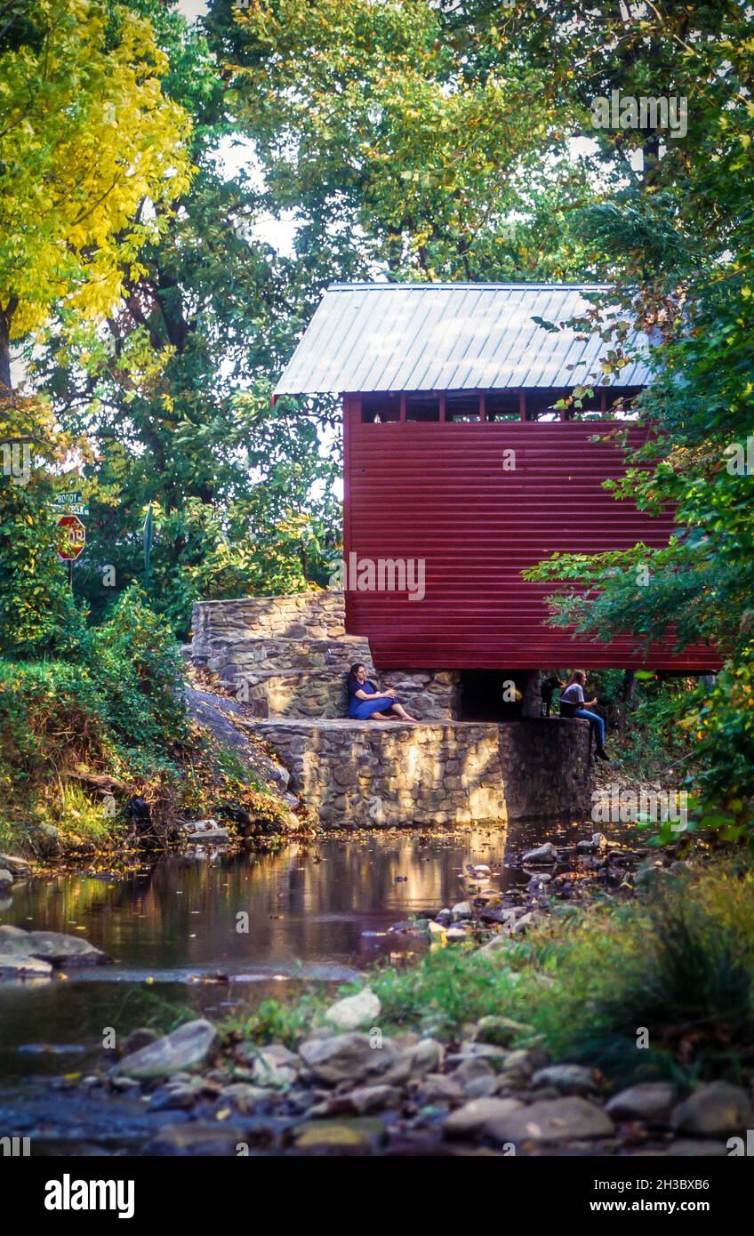 Frederick county covered bridge hi-res stock photography and images - Alamy