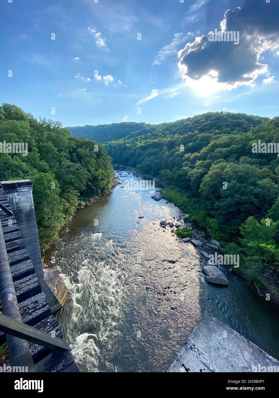 Great Allegheny Passage ( GAP ) bike trail Stock Photo - Alamy