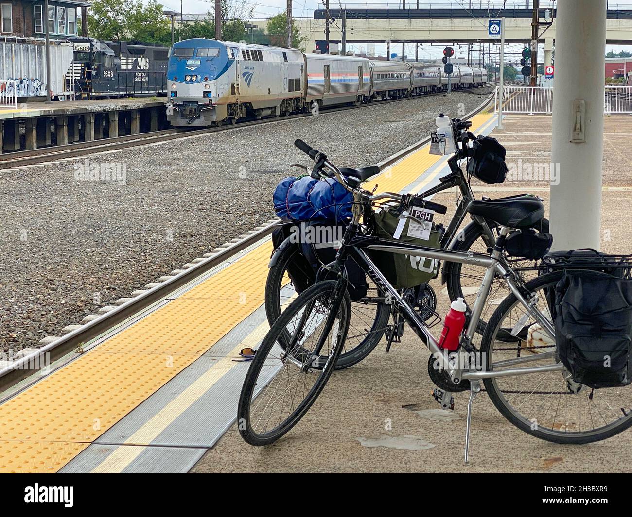 Great Allegheny Passage ( GAP ) bike trail Stock Photo - Alamy