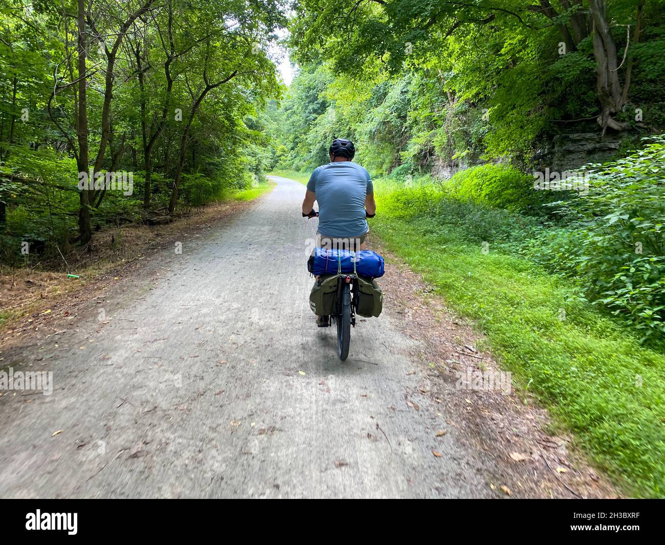 Great Allegheny Passage ( GAP ) bike trail Stock Photo - Alamy