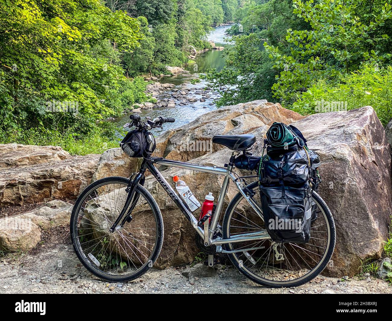 Great Allegheny Passage ( GAP ) bike trail Stock Photo - Alamy