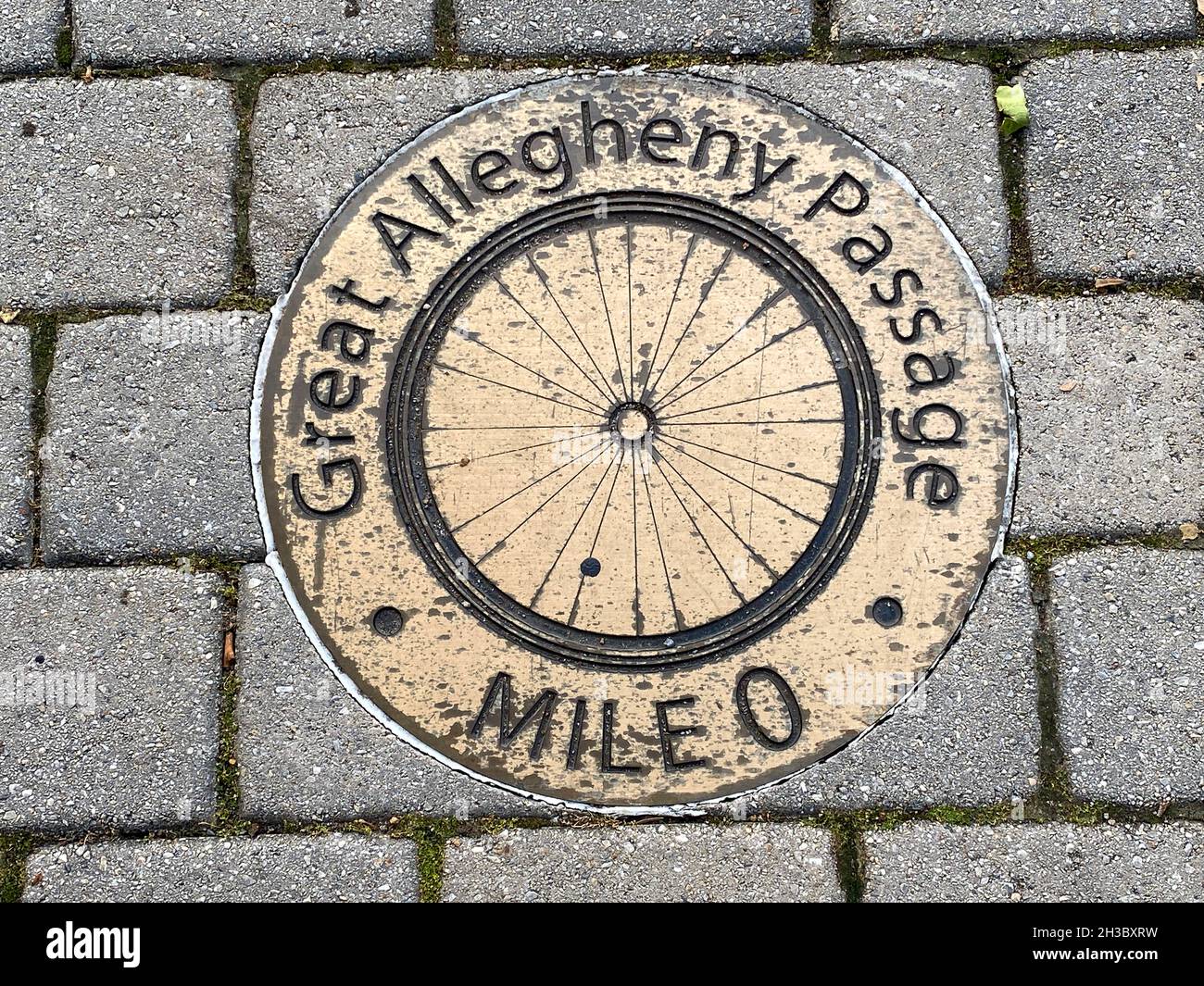 Great Allegheny Passage ( GAP ) bike trail Stock Photo - Alamy